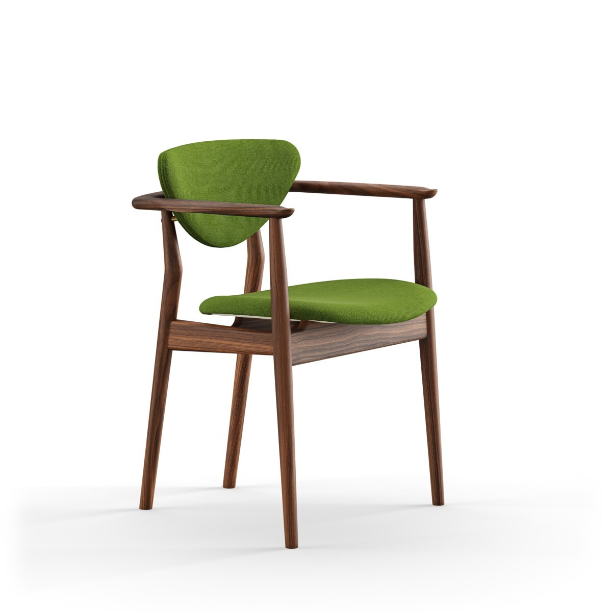 109-Armstolen FJ1090 - Hallingdal stof - Finn Juhl