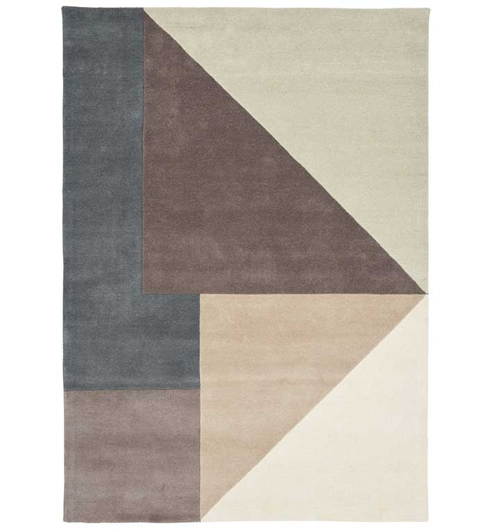 Håndvævet tæppe, Arguto Rose, fra Linie Design | Fri fragt